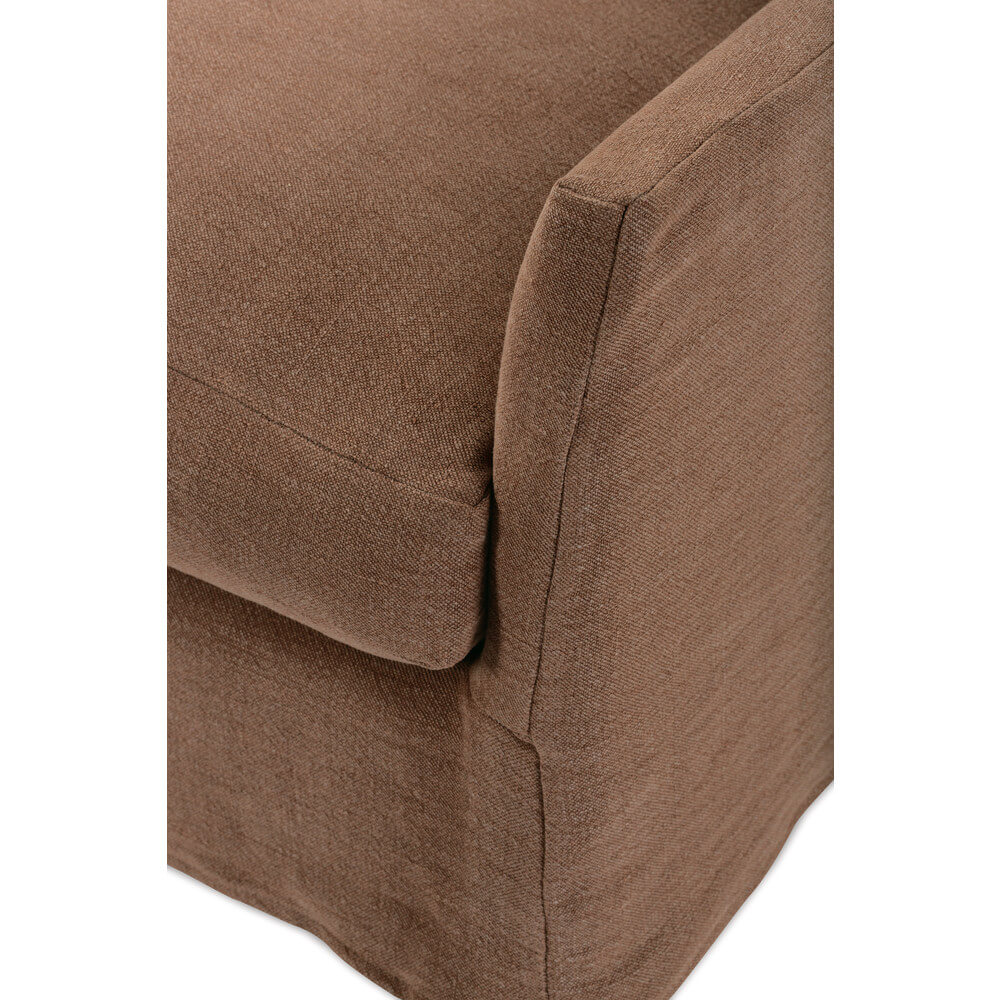 Baked Clay Ingrid Slipcovered Chair - Rowe Furniture