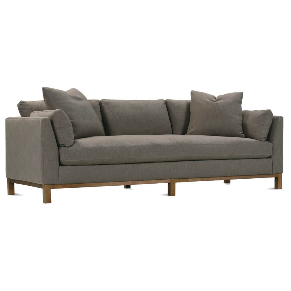99” Boden Sofa - Mocha Kid-proof Texture - Rowe Furniture