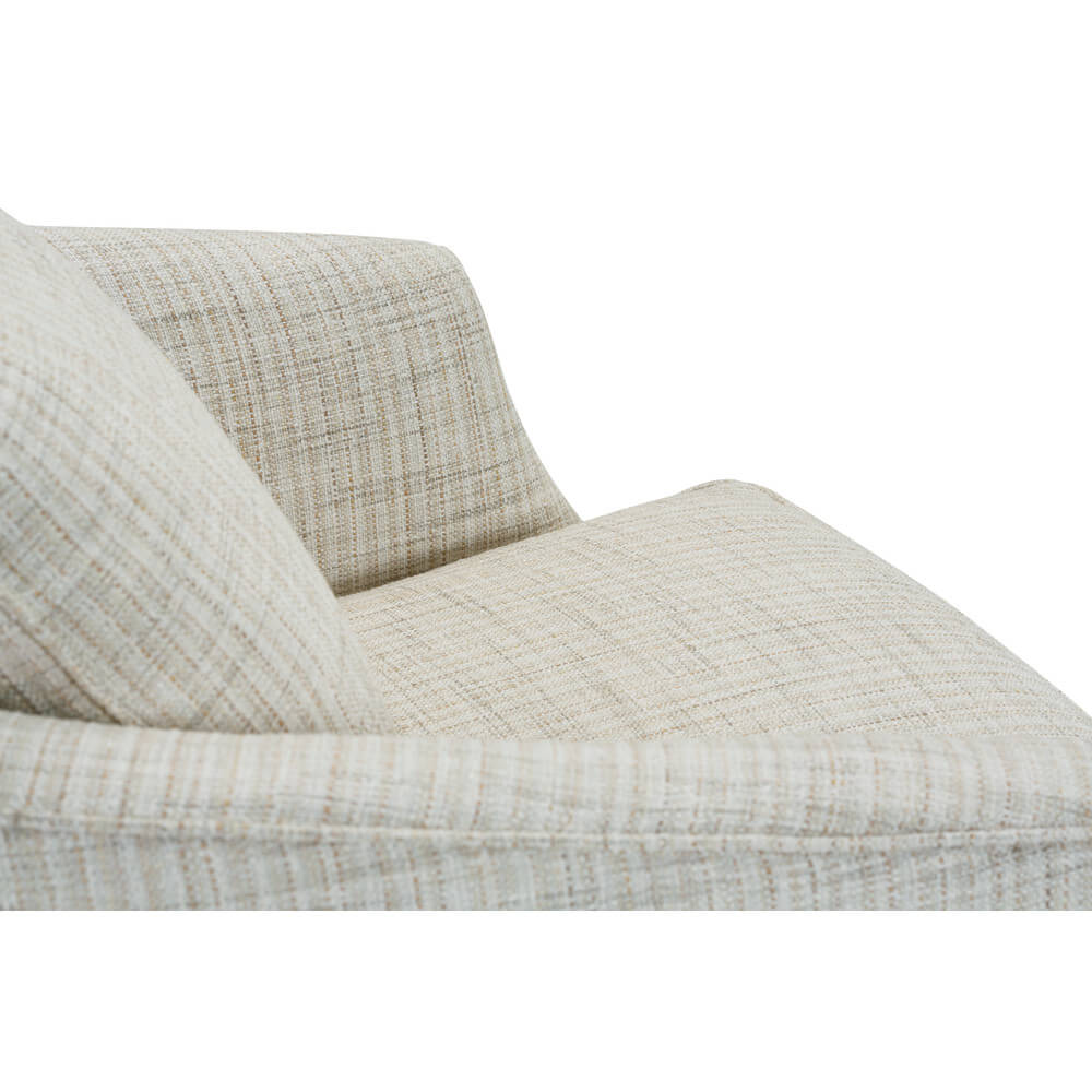 Emmerson Swivel Chair- Grass-Cloth Texture - Rowe Furniture