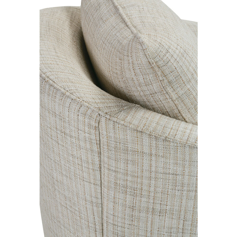 Emmerson Swivel Chair- Grass-Cloth Texture - Rowe Furniture