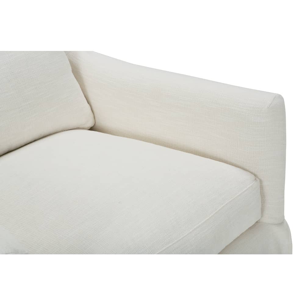 Madeline Slipcovered Swivel Chair - Rowe Furniture