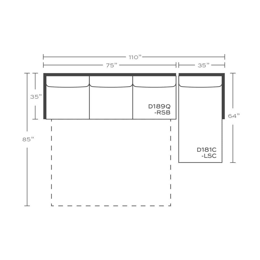 Monaco Sectional - Rowe Furniture