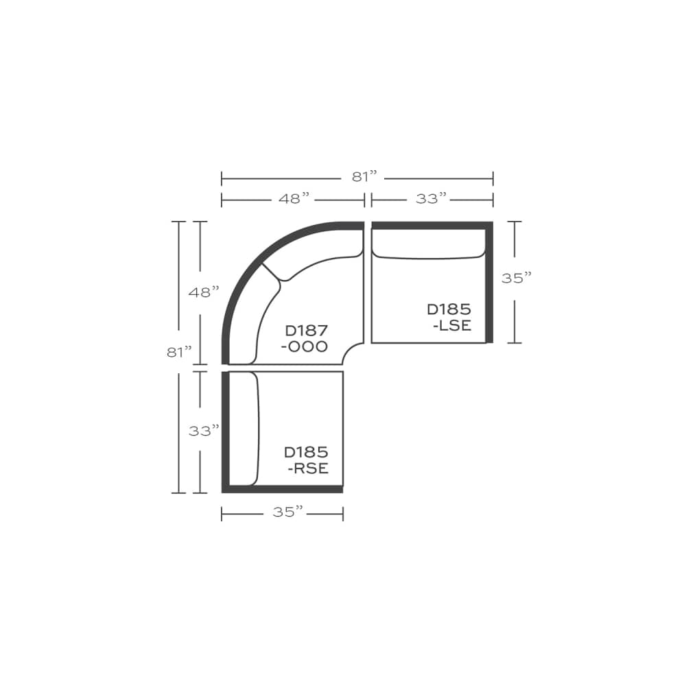 Monaco Sectional - Rowe Furniture