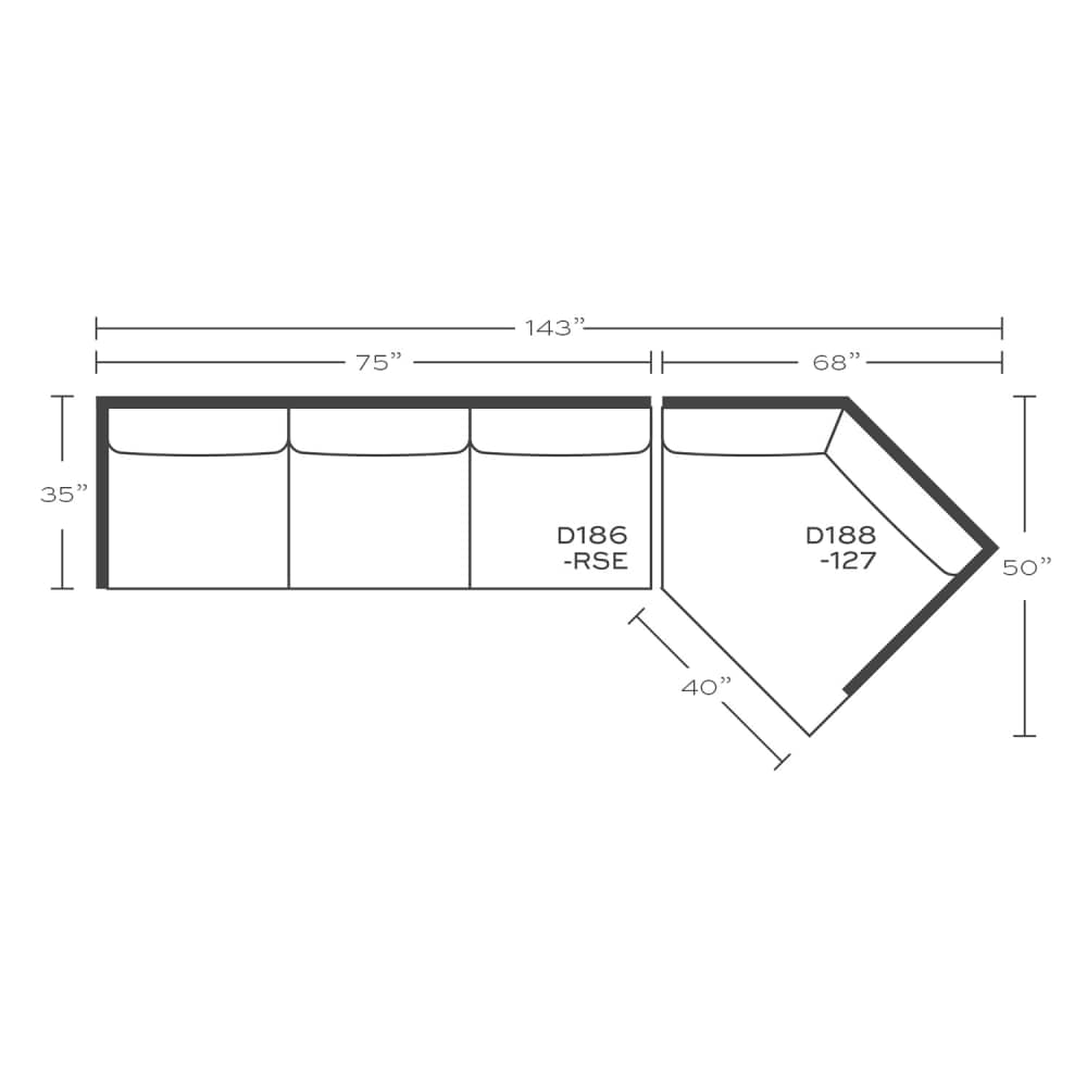 Monaco Sectional - Rowe Furniture