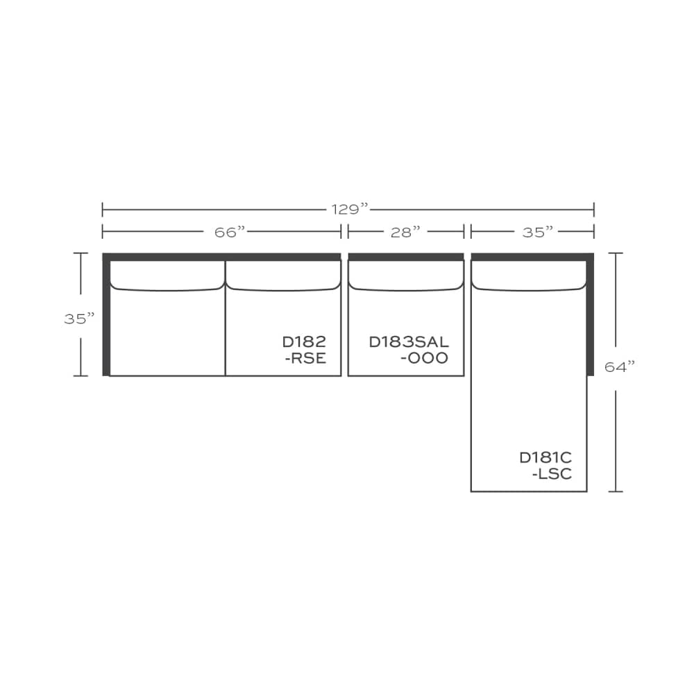 Monaco Sectional - Rowe Furniture