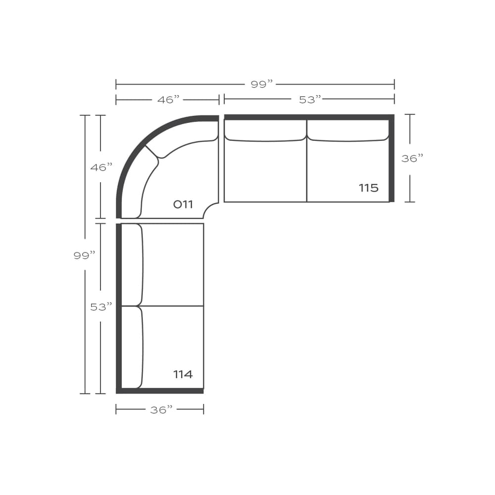 Martin Sectional - Rowe Furniture
