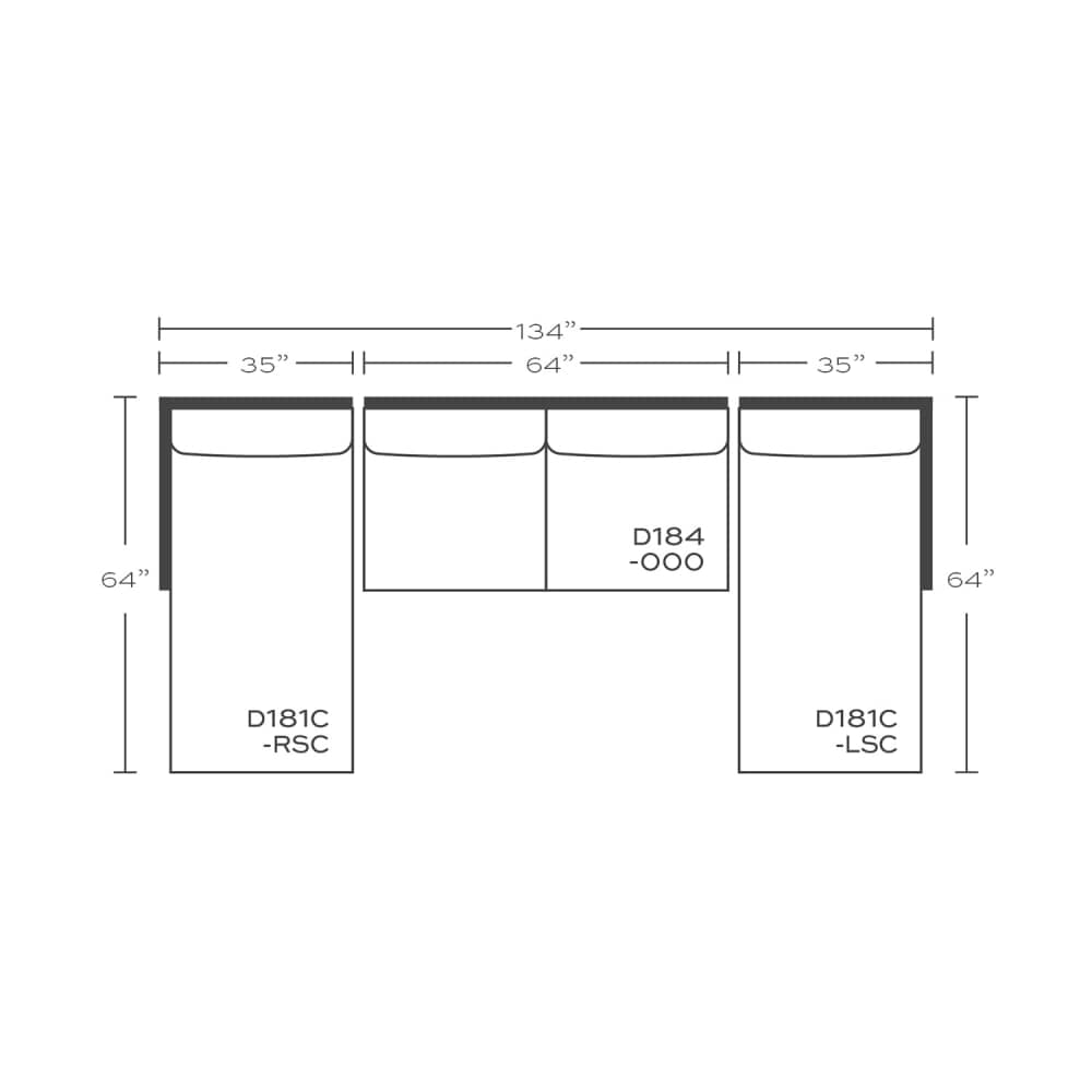 Monaco Sectional - Rowe Furniture