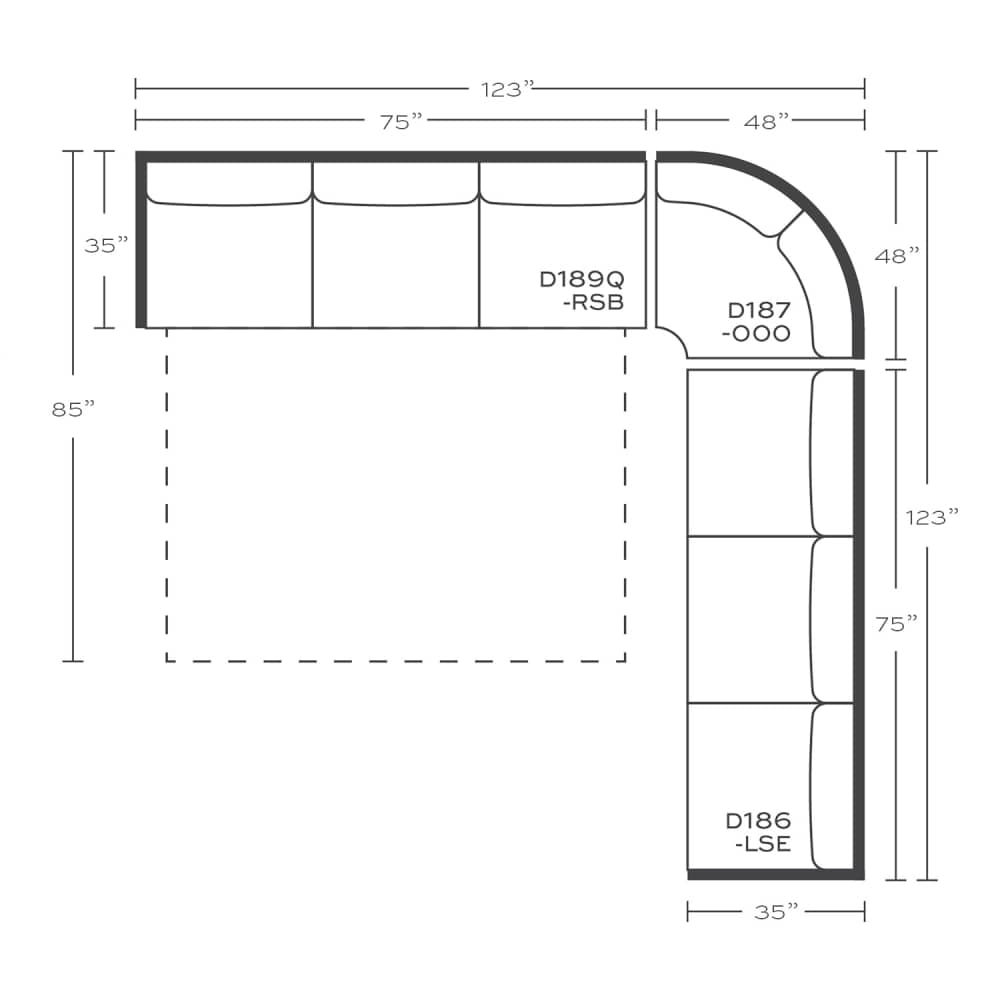 Monaco Sectional - Rowe Furniture