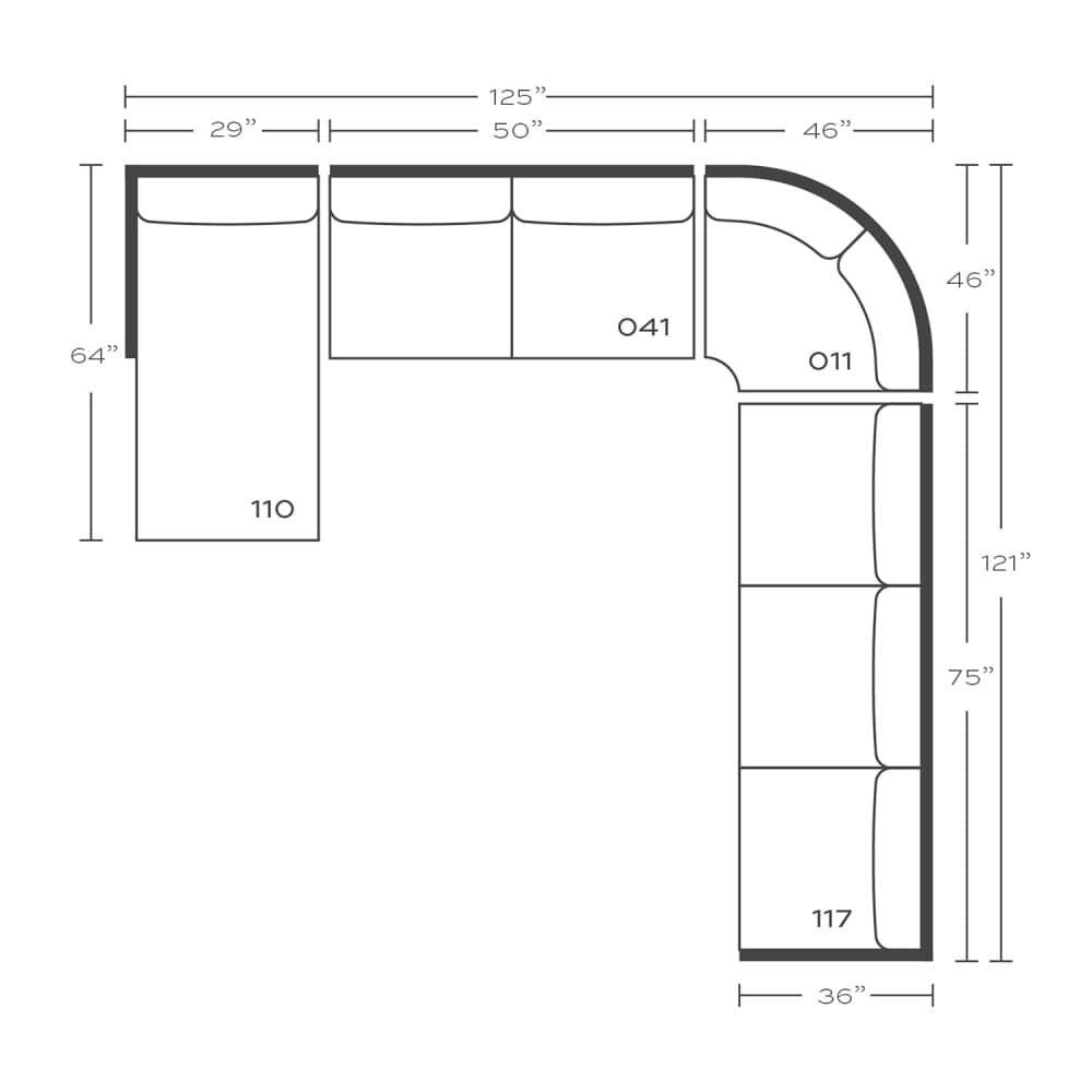 Martin Sectional - Rowe Furniture