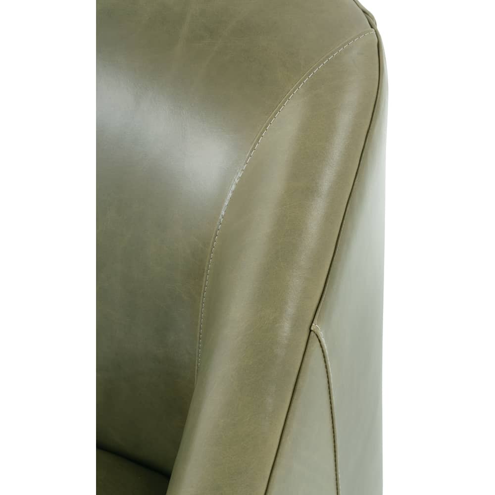 Bernie Leather Swivel chair - Rowe Furniture