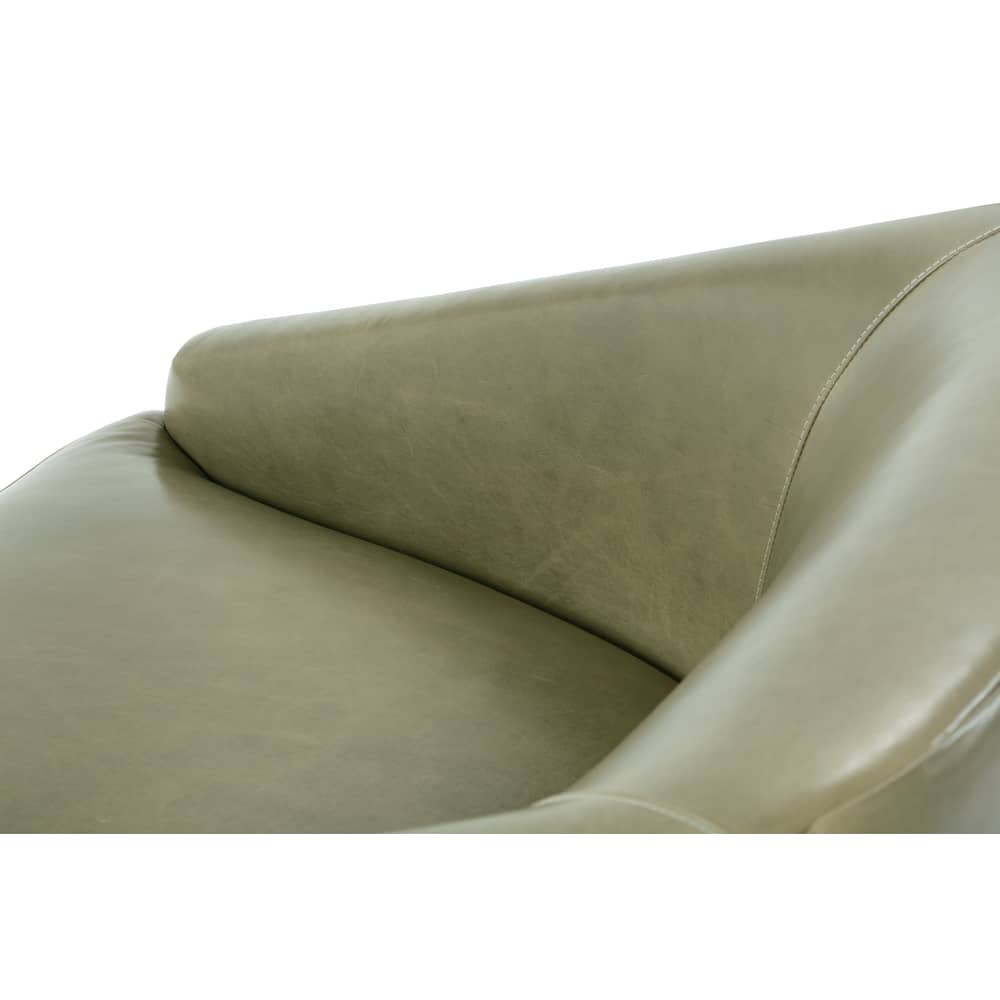 Bernie Leather Swivel chair - Rowe Furniture