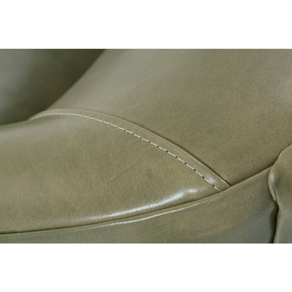 Bernie Leather Swivel chair - Rowe Furniture