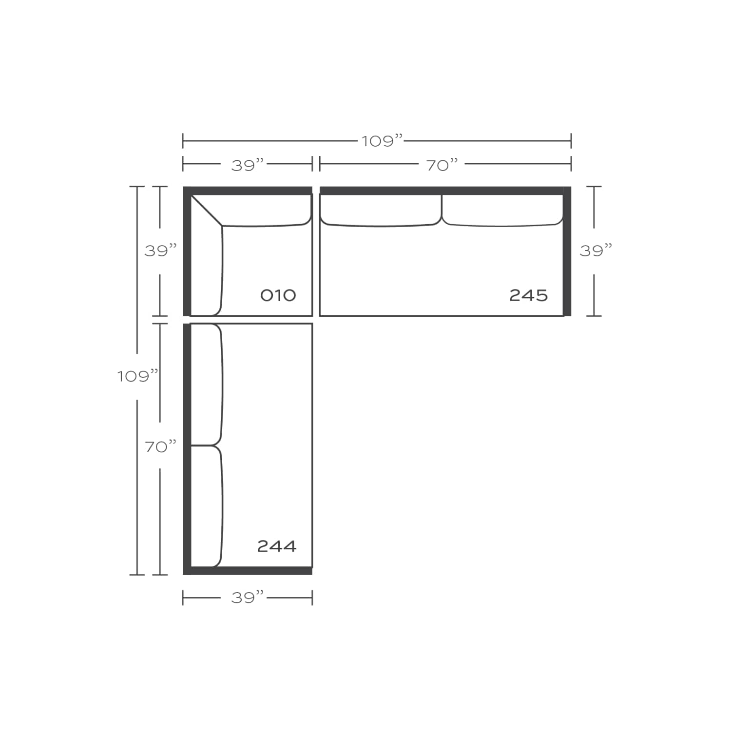 Freya Sectional - Rowe Furniture