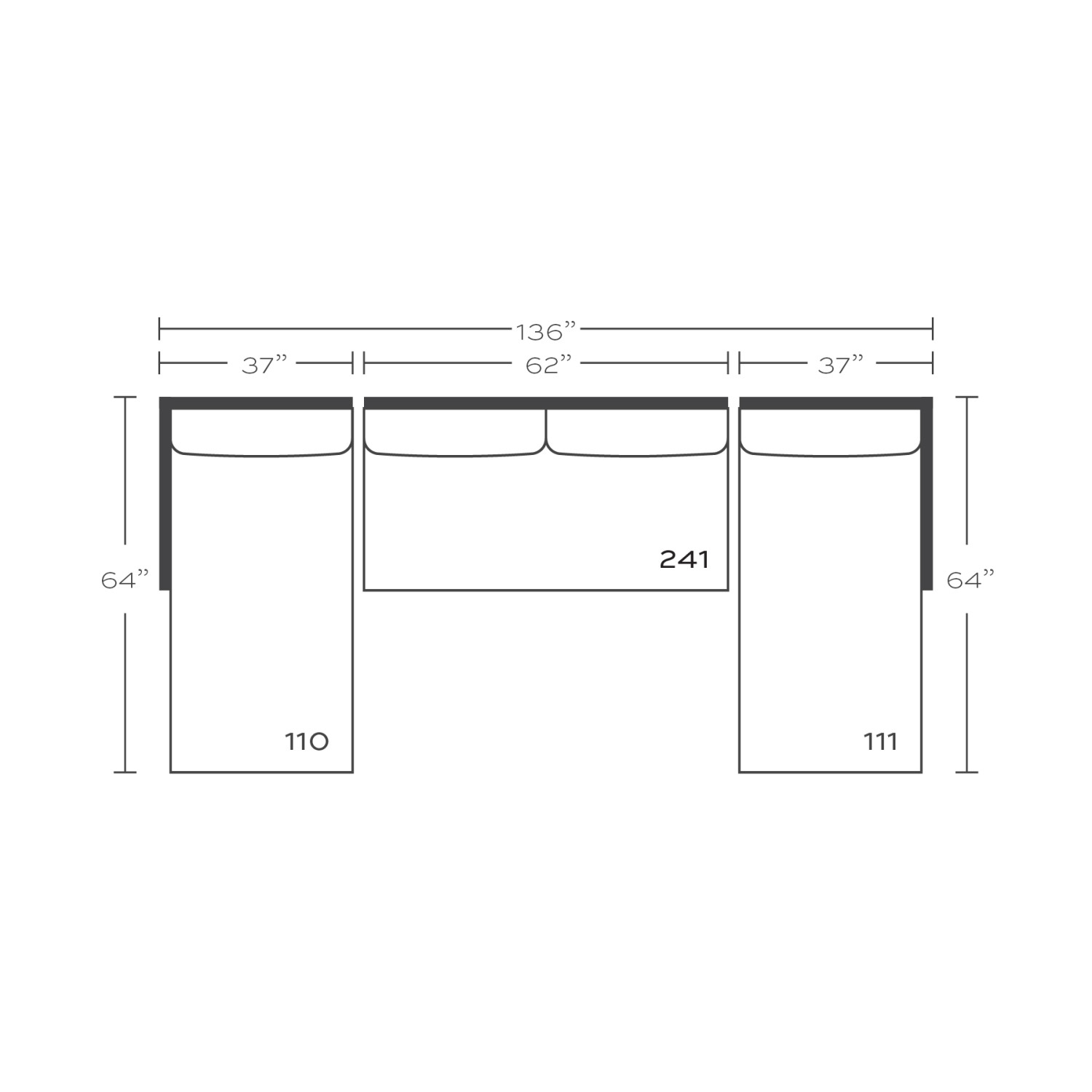 Freya Slipcovered Sectional - Rowe Furniture