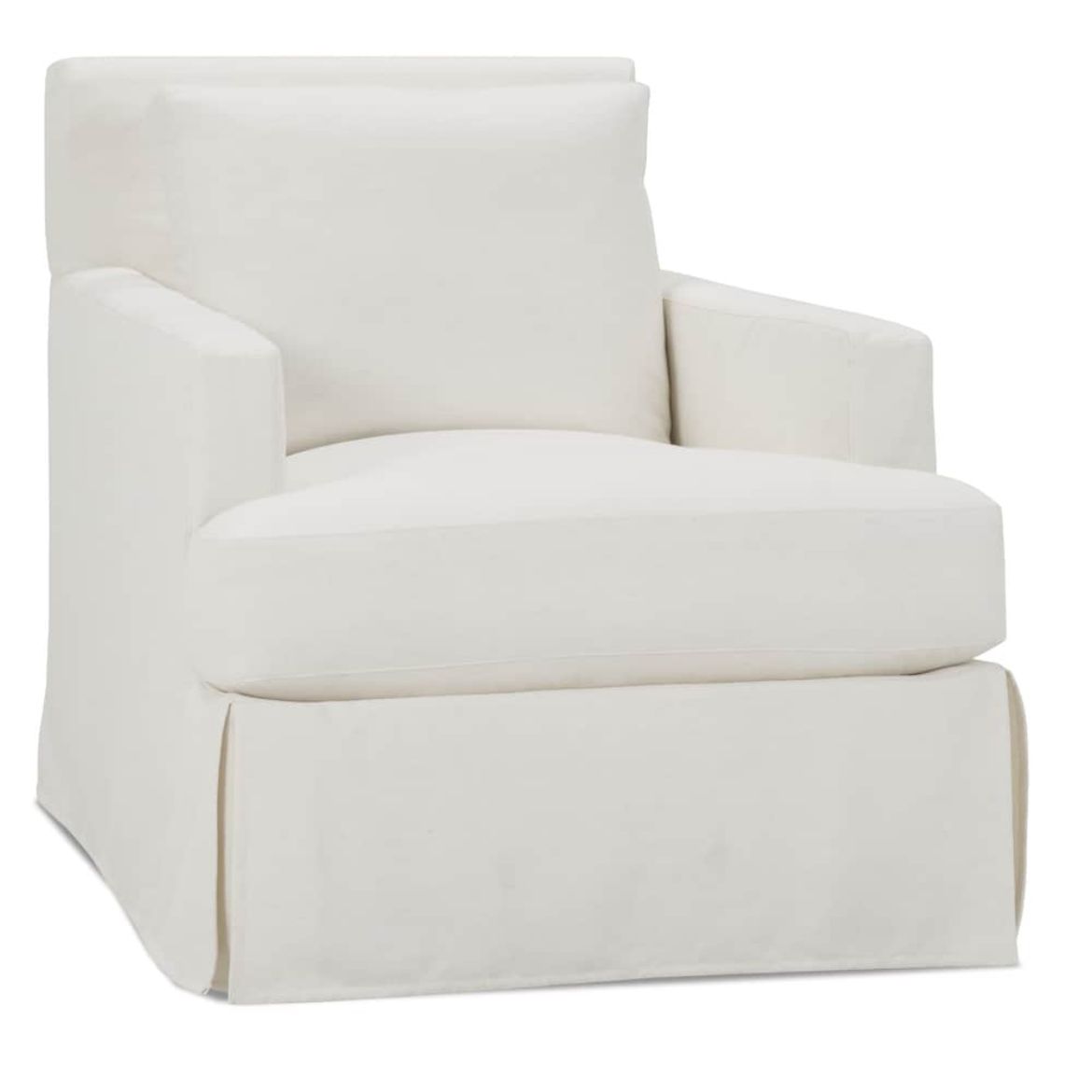 Laney Slipcovered Swivel Chair w/ Glider Option - Rowe Furniture