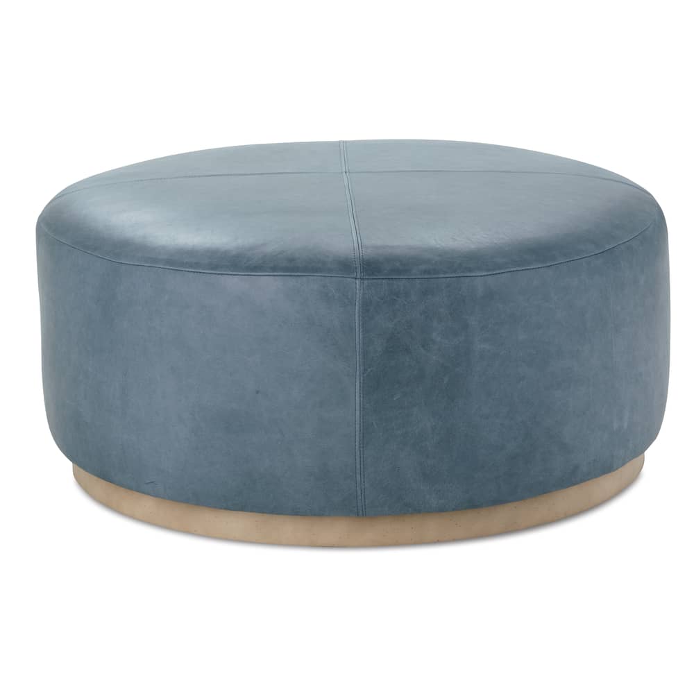 Custom Leather Ottomans - Rowe Furniture