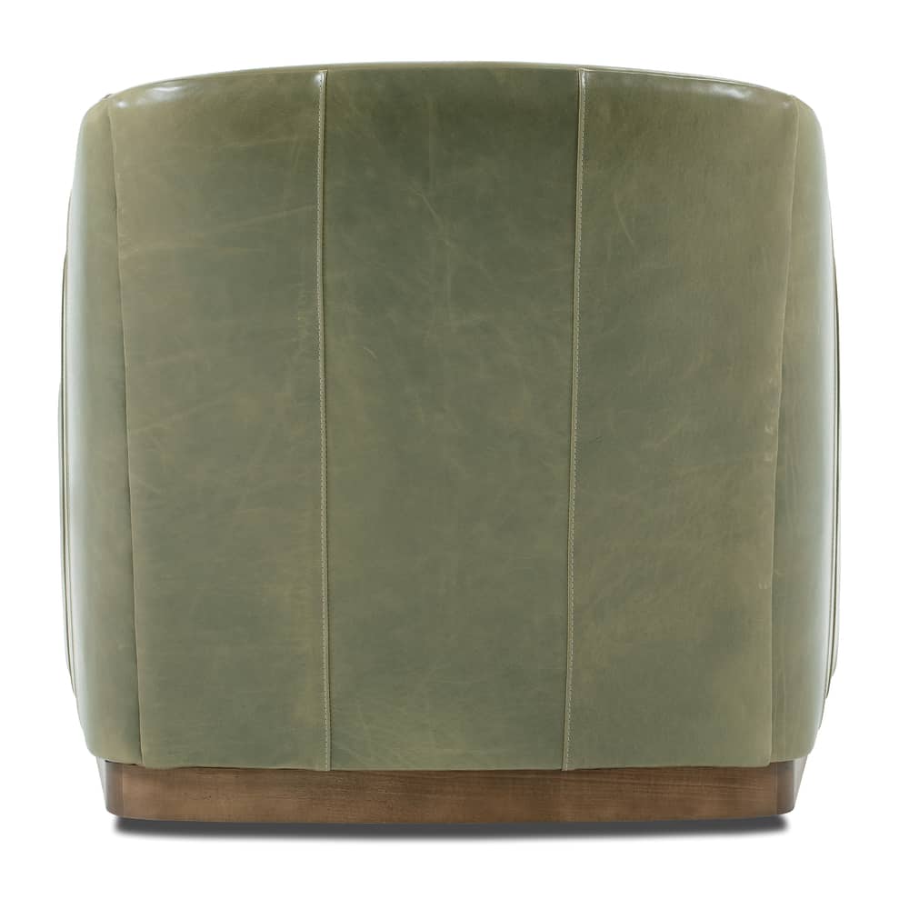 Bernie Leather Swivel chair - Rowe Furniture